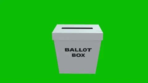 Ballot Box Green Screen Animation (1) | Stock Video | Pond5