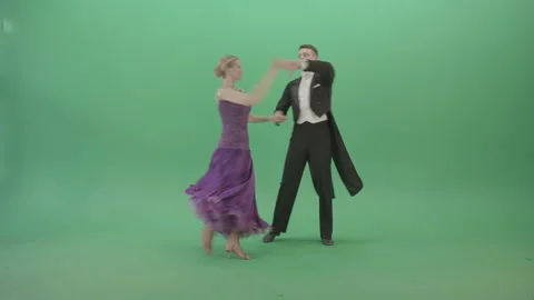 Green Screen Girl Dancing Slow Stock Video Footage | Royalty Free Green ...