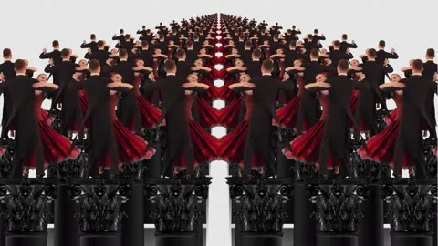 Ballroom dancing Couple spinning in Vien... | Stock Video | Pond5