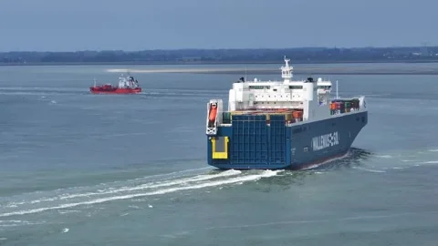 Baltic Enabler the Ro-Ro cargo vessel sa... | Stock Video | Pond5