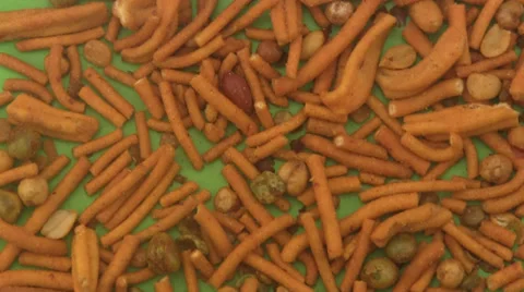 Balty mix on a green background. | Stock Video | Pond5