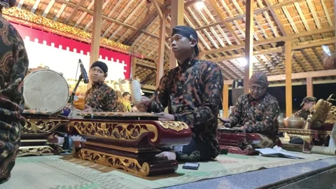 Balungan is a gamelan instrument in the ... | Stock Video | Pond5