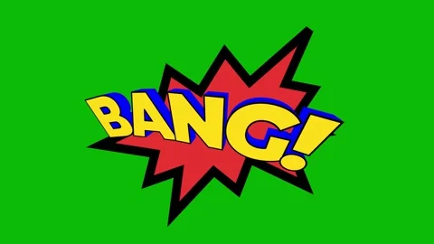 "BANG" Pop Art Comic Style Bubble Explos... | Stock Video | Pond5