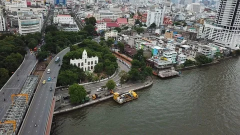 Bangkok Thailand Chao Phraya River Water... | Stock Video | Pond5