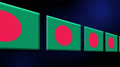 Bangladesh Flag Animated Background 3d A... | Stock Video | Pond5