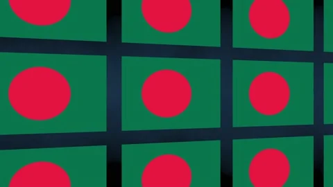 Bangladesh Flag animation 3d, National F... | Stock Video | Pond5
