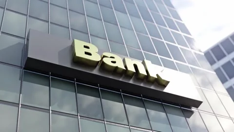 Bank Building Facade Stock Footage ~ Royalty Free Stock Videos | Pond5