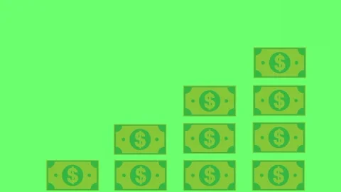 Banknote diagram animation | Stock Video | Pond5