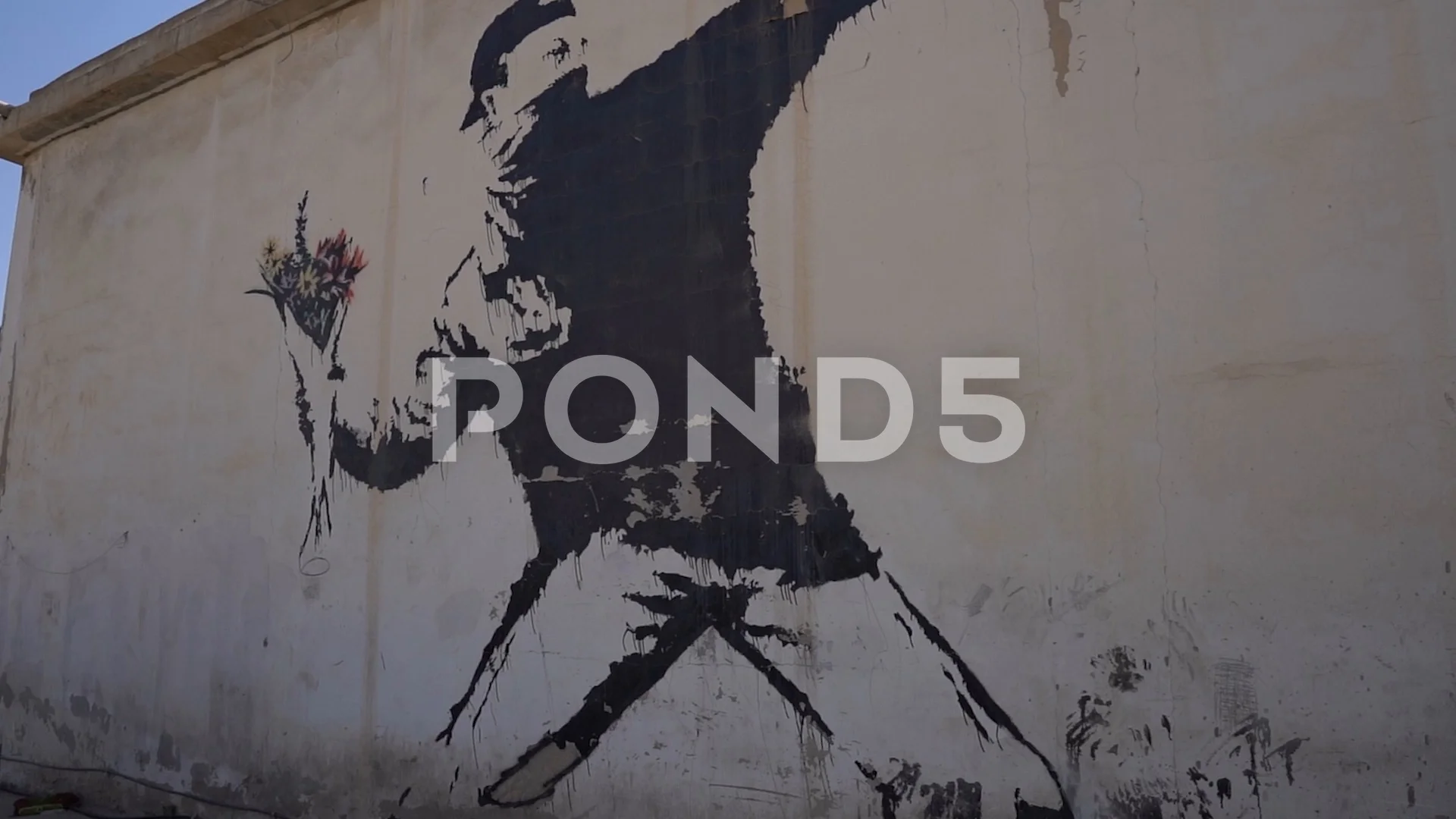 Banksy Flower Thrower Original