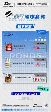 PSD Template: Bar beverage promotion poster design #263732549
