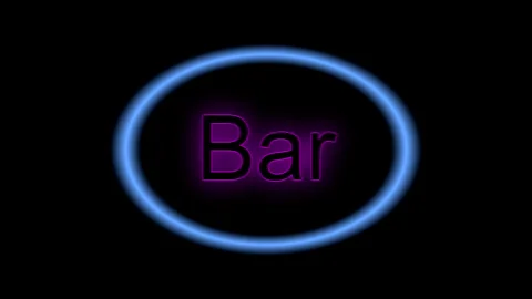 Bar, Written in Neon with Flicker Effect... | Stock Video | Pond5