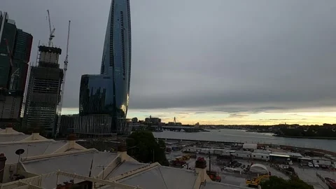 Barangaroo Sunset Sydney | Stock Video | Pond5