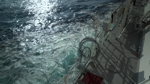 Railing Ship Deck Stock Video Footage | Royalty Free Railing Ship Deck ...