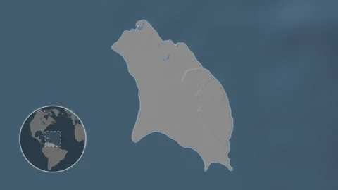 Barbuda Island in the Caribbean Sea. Ste... | Stock Video | Pond5
