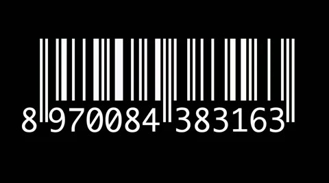 Barcode and random numbers | Stock Video | Pond5