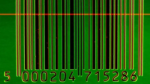Barcode Animation Scan Stock Video Footage | Royalty Free Barcode ...