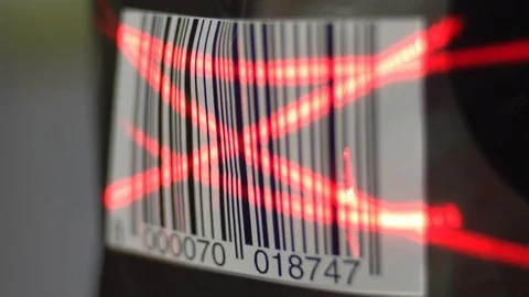 Barcode Scanning with Multiple Barcode S... | Stock Video | Pond5
