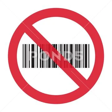 Barcode vector icon. Bar code for web, app ui design. Isolated illustration: Graphic #124407465