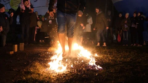 Walking On Hot Coals Stock Videos – Royalty-Free HD & 4K Videos | Pond5