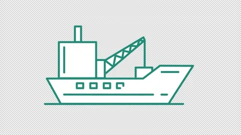 Barge Ship Icon Stock Videos – Royalty-Free HD & 4K Videos