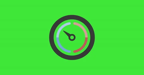 Barometer icon animation. Pressure indic... | Stock Video | Pond5