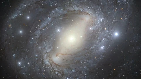 Barred Spiral Galaxy NGC 4394 animation | Stock Video | Pond5