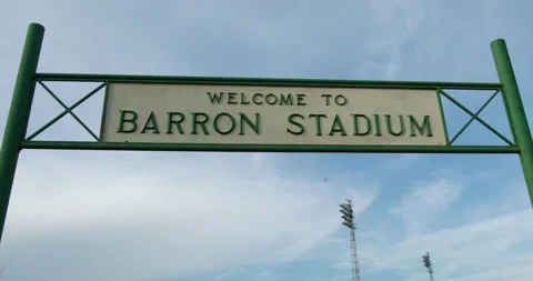 Barron Stadium Welcome Sign in Rome, Geo... | Stock Video | Pond5