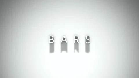 bars 3D title animation with shadows on ... | Stock Video | Pond5