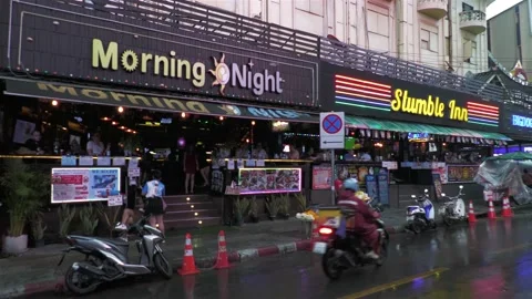 Bars in Nana area of Bangkok | Stock Video | Pond5