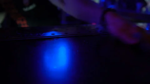 Bartender cleaning bar counter and servi... | Stock Video | Pond5