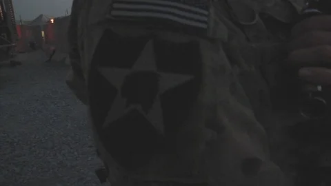 Forward Operating Base Stock Video Footage | Royalty Free Forward ...