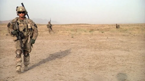 Forward Operating Base Stock Video Footage | Royalty Free Forward ...