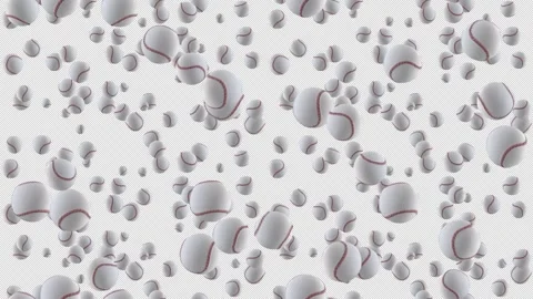 Baseball ball loop background LOOP TILE ... | Stock Video | Pond5