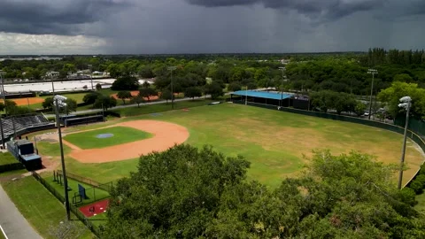 Baseball Field Background Stock Video Footage | Royalty Free Baseball ...