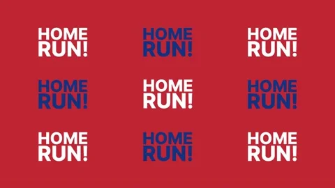 Baseball Home Run Stadium Scoreboard Cel... | Stock Video | Pond5