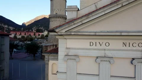 Basilica of San Nicolo with the skyline ... | Stock Video | Pond5