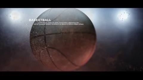 Basketball Ball Logo ~ After Effects Project #117203489