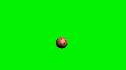Basketball Bouncing Green Screen Animati... | Stock Video | Pond5