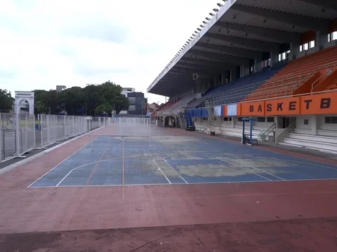 Basketball Court Marikina Sports Center | Stock Video | Pond5