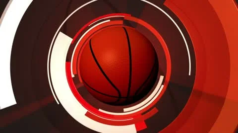 basketball graphic animation | Stock Video | Pond5