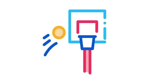 Basketball Icon Stock Footage ~ Royalty Free Stock Videos | Pond5