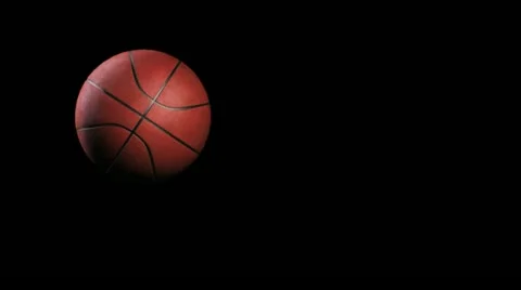 Basketball, jumping on black background,... | Stock Video | Pond5