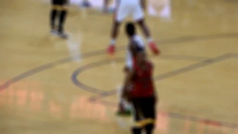 Basketball Players Running Around On Cou... | Stock Video | Pond5