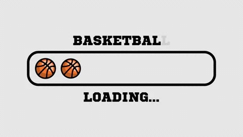 Basketball progress bar. Basketball load... | Stock Video | Pond5