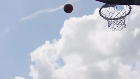 Ball Missing Basketball Hoop Stock Footage ~ Royalty Free Stock Videos ...