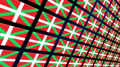 Basque Flag Animated Background 3d Anima... | Stock Video | Pond5