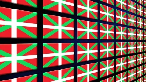 Basque Flag Animated Background 3d Anima... | Stock Video | Pond5