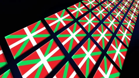 Basque Flag Animated Background 3d Anima... | Stock Video | Pond5