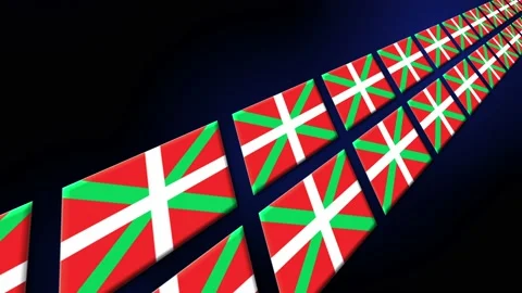 Basque Flag Animated Background 3d Anima... | Stock Video | Pond5