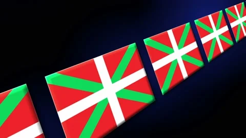 Basque Flag Animated Background 3d Anima... | Stock Video | Pond5